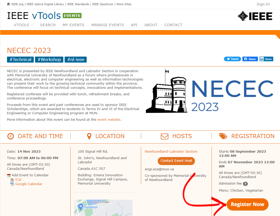 Registration | NECEC 2024